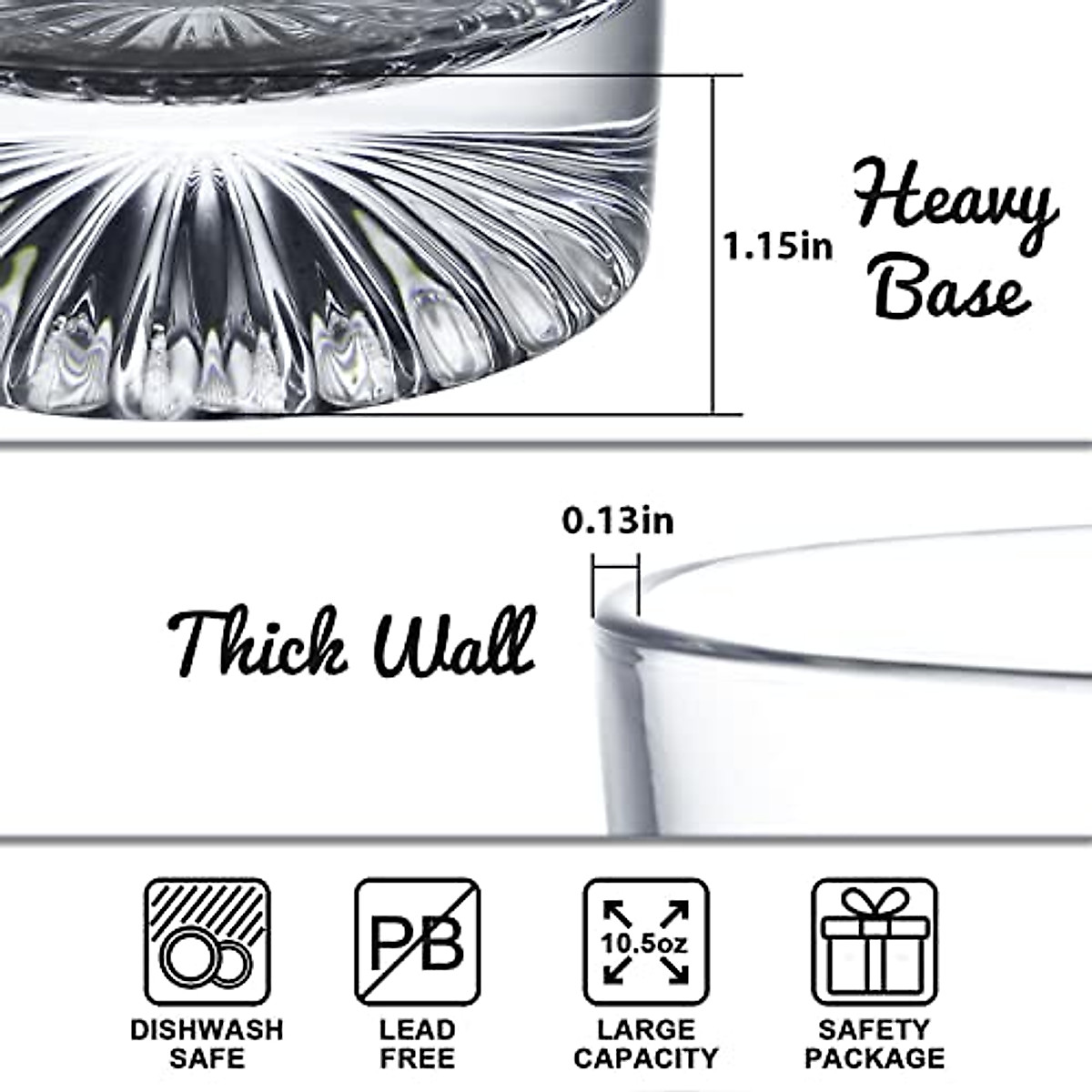 Amesser Old Lives Matter Whiskey Rocks Glass - Gift for Fathers Day Funny Birthday Retirement Gift for Coworkers, Him, Dad, Grandpa, Husband, Brother, Friend, Senior Citizen