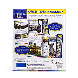 Encyclopedia Britannica Kids - Animal Sound Treasury Book - PI Kids