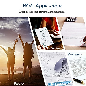 KTRIO Laminating Sheets, Holds 8.5 x 11 Inch Sheets 15 Pack, 5 Mil Thermal Laminating Pouches 9 x 11.5 Inch Clear Plastic Lamination Sheet Paper for Laminator, Round Corner Letter Size