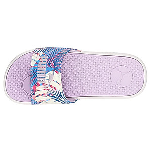 PUMA Women's Cool Cat Island Daze Sport Sandal, White-Chalk Pink-Opera Mauve, 10