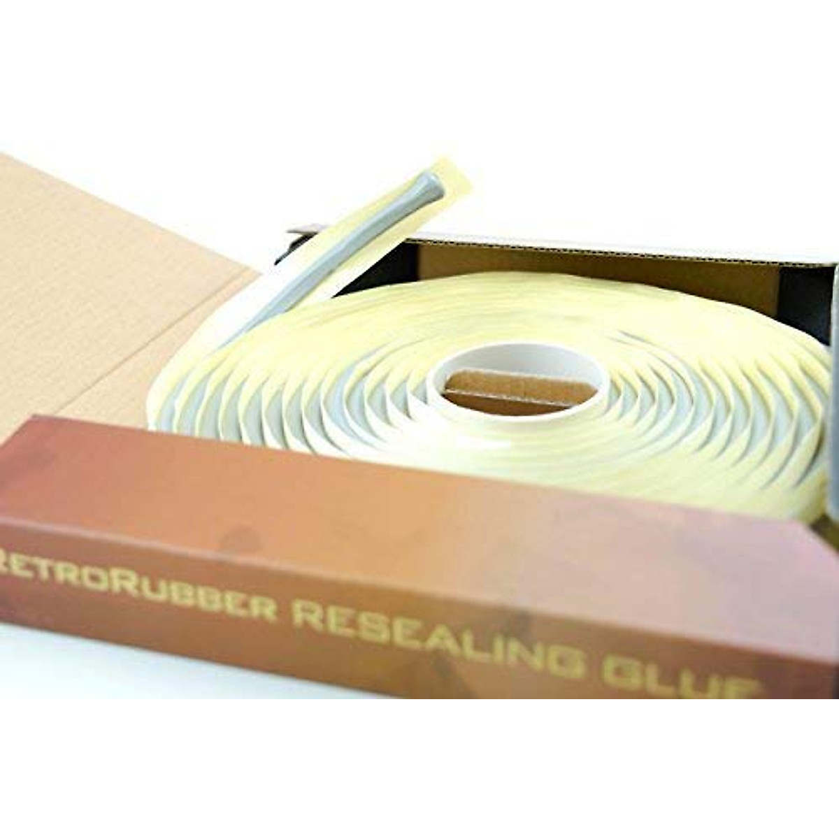 RetroRubber OEM Grade Butyl Headlight Sealant, Gray