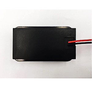 IPX7 Waterproof Battery Monitor with Bracket 7-100V,Car Motorcycle Golf cart Battery Meter Digital Battery Capacity Remaining Capacity Percentage Tester with Buzzer Alarm and Temperature