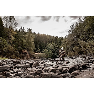 Alaska Guide Creations Denali ROK7 X56 Series HBS | Binoculars and Rangefinders Field Case Bag | Binocular Harness for Comfort and Quick Access (Realtree Excape)