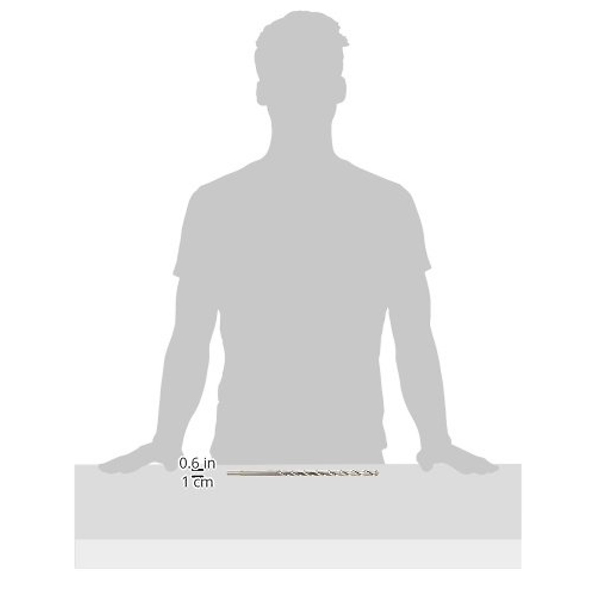 Irwin Tools 5026016 Slow Spiral Flute Rotary Drill Bit for Masonry, 1/2" x 13"