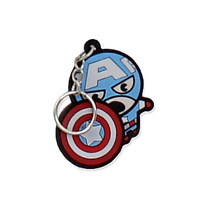 Marvel Kawaii Boys 16" Backpack 5 piece School Set (One Size, Blue)