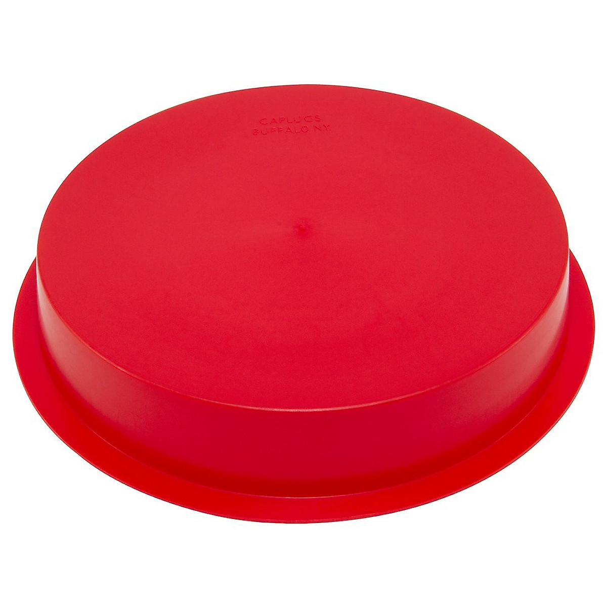 Caplugs Plastic Tapered Cap and Plug. T-1080, PE-LD, Cap OD 4.92" Plug ID 5.2", Red (Pack of 10)