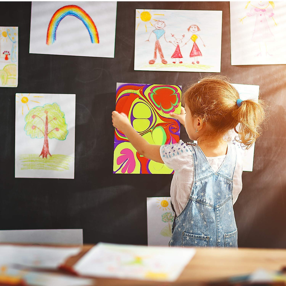 Marbling Paint Art Kit for Kids - Arts & Crafts Gifts for Girls & Boys Ages 6-12 Years Old - Easter Craft Kits Set - Paint Gift Ideas Activities Toys Age 6 7 8 9 10 Year Olds - Marble Painting Kits