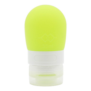 Mziart Portable Soft Silicone Travel Bottles Travel Containers(1.3OZ, Pack of 3)