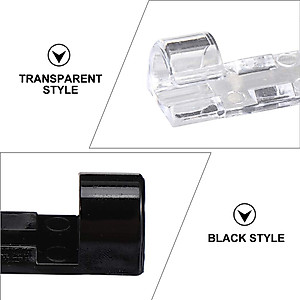 120pcs Fastener Wire Home Cable Fixation Cord Cable Organizer Cord Management Self-Adhesive Cable Clips Cord Organiser Self-Adhesive Cable Clamp Cable Clamps Small TPR Fixing Seat
