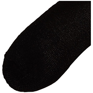 Thorlos Unisex MS Anti-Fatigue Thick Padded Over the Calf Sock, Black, Large