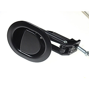 KUANYUOO Sturdy Universal All-Metal Sofa Chair Recliner Release Pull Handle Replacement Parts with Cable (Exposed Adjustable 4.5" to 4.9"), Fits Ashley, Lazy Boy and Most Manufacturer Brand