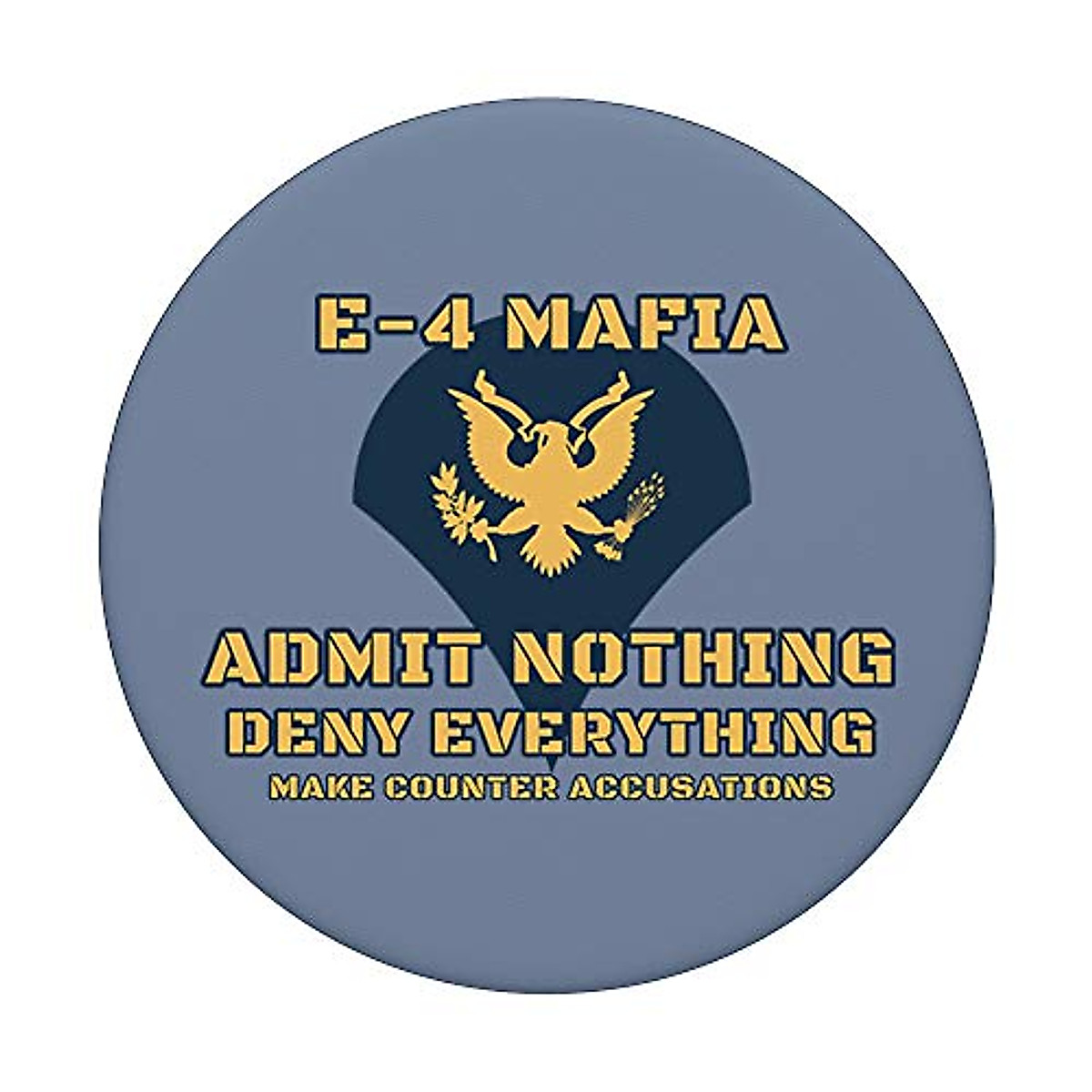 United States Army E-4 Mafia PopSockets PopGrip: Swappable Grip for Phones & Tablets