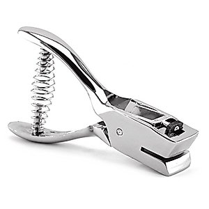 Samyo Hand Held ID Card Slot Hole Punch Metal Puncher Plier Punching Tool for ID Card Badge PVC Photo Tag