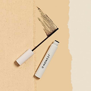 Honest Beauty Honestly Healthy Serum-Infused Lash Tint | Enhances + Conditions Lashes | Castor Oil, Red Clover Extract, Jojoba Esters | EWG Verified + Cruelty Free | Black, 0.27 fl oz