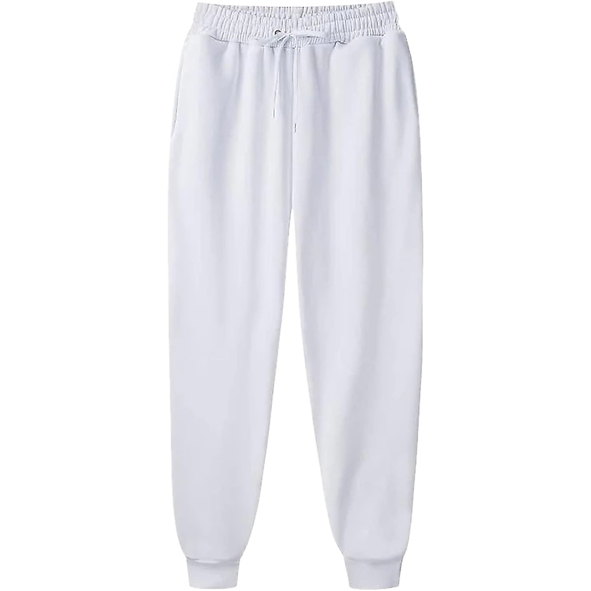 Vickyleb Trousers Drawstring Casual Pants Elastic Cotton Back Linen Womens Waist Pants Pants Casual Romper Pants for