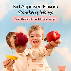 Boka Fluoride Free Toothpaste Nano Hydroxyapatite, Helps Remineralize, Appropriate for Sensitive Teeth, Whitening - for Adult, Kids Oral Care - Strawberry Mango Flavor, 4oz 1Pk - US Manufactured