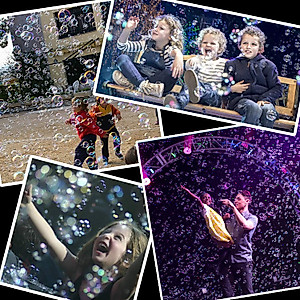 Bubble Wands Party Favors Pack of 64, Mini Neon Bubble Wands | Odor-Free Non-Toxic Kids’ Bath Toy/Birthday Treats Bubble Maker Toys for Kids | Outdoor Summer Events & Celebration Toy Gift