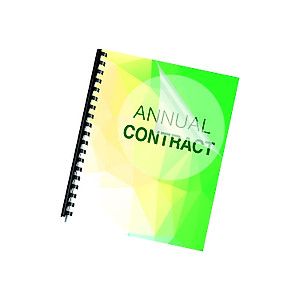 Fellowes Binding Presentation Covers, 8mil, Letter, 25 Pack, Clear (52043)