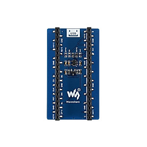 waveshare 1.44inch LCD Display Module for Raspberry Pi Pico 65K RGB Colors 128×128 Pixels Embedded ST7735S Driver Using SPI Bus Comes with Raspberry Pi Pico C/C++ and MicroPython Demo