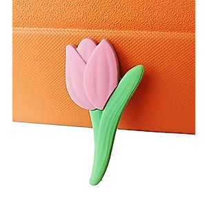 Sexyppl Tulip Charms for Bogg-Bags Cartoon Tulip Decorative Charms for Totes Flower Charm Accessories for Beach Totes-1Pack (Crimson)