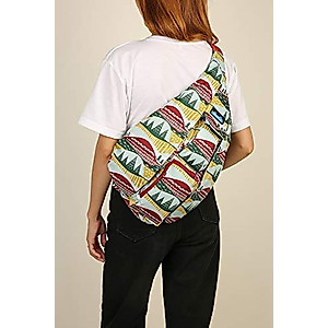 KAVU Original Rope Sling Bag Polyester Crossbody Backpack-Harvest Lands