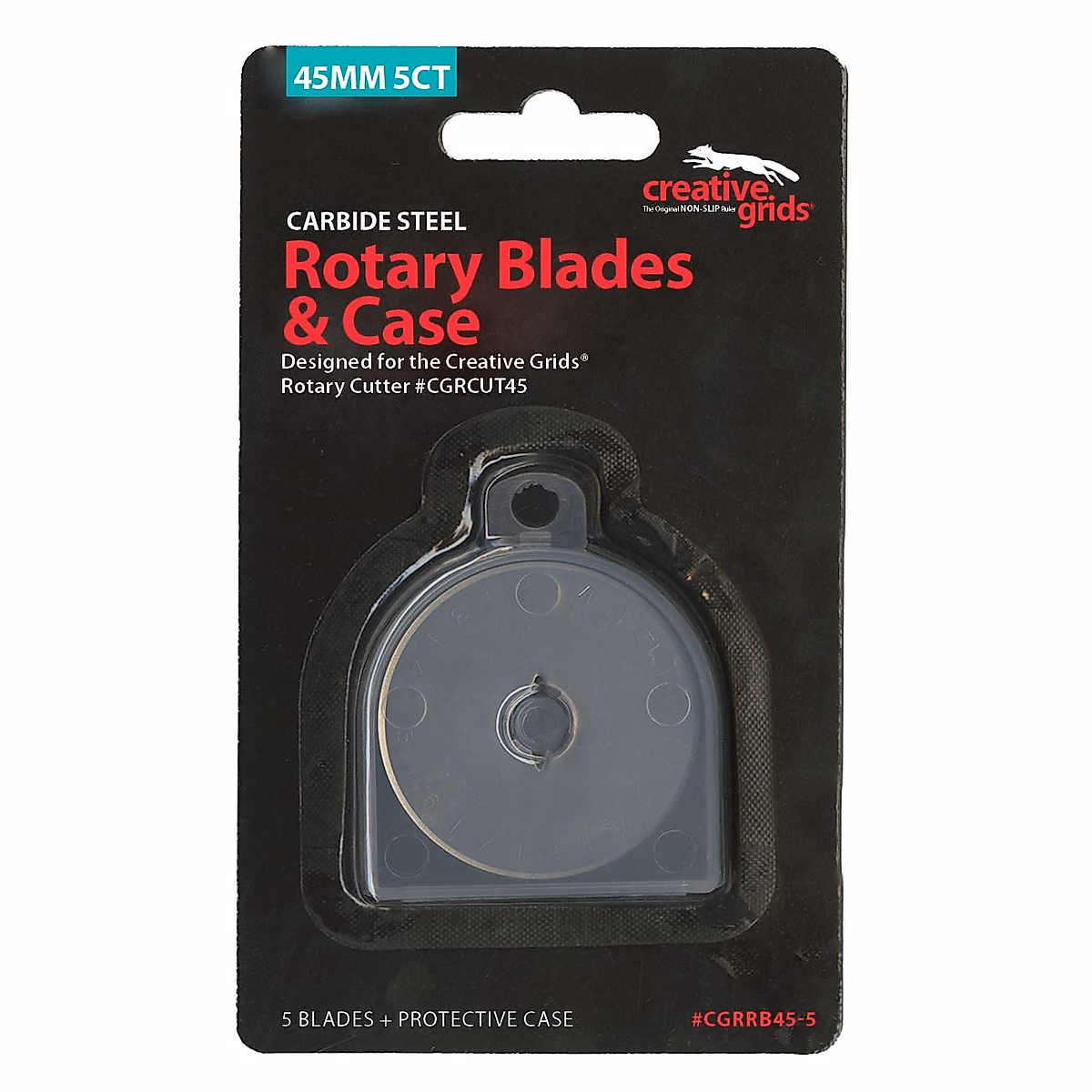 CreativeGrids 45mm Replacement Rotary Blade 5-Pack