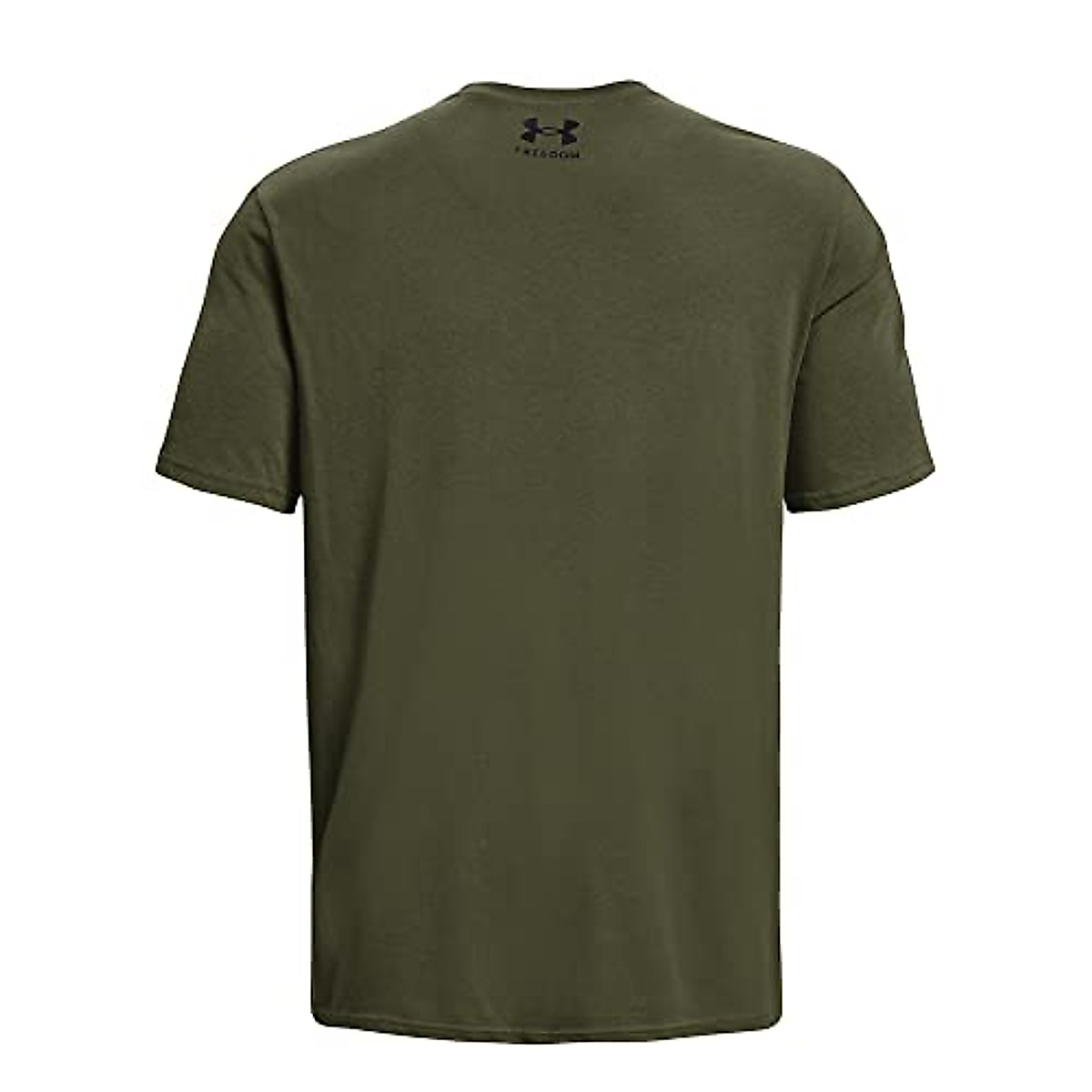 Under Armour Men's Freedom Chest Graphic Short Sleeve T-Shirt, (390) Marine OD Green / / Black, 3X-Large
