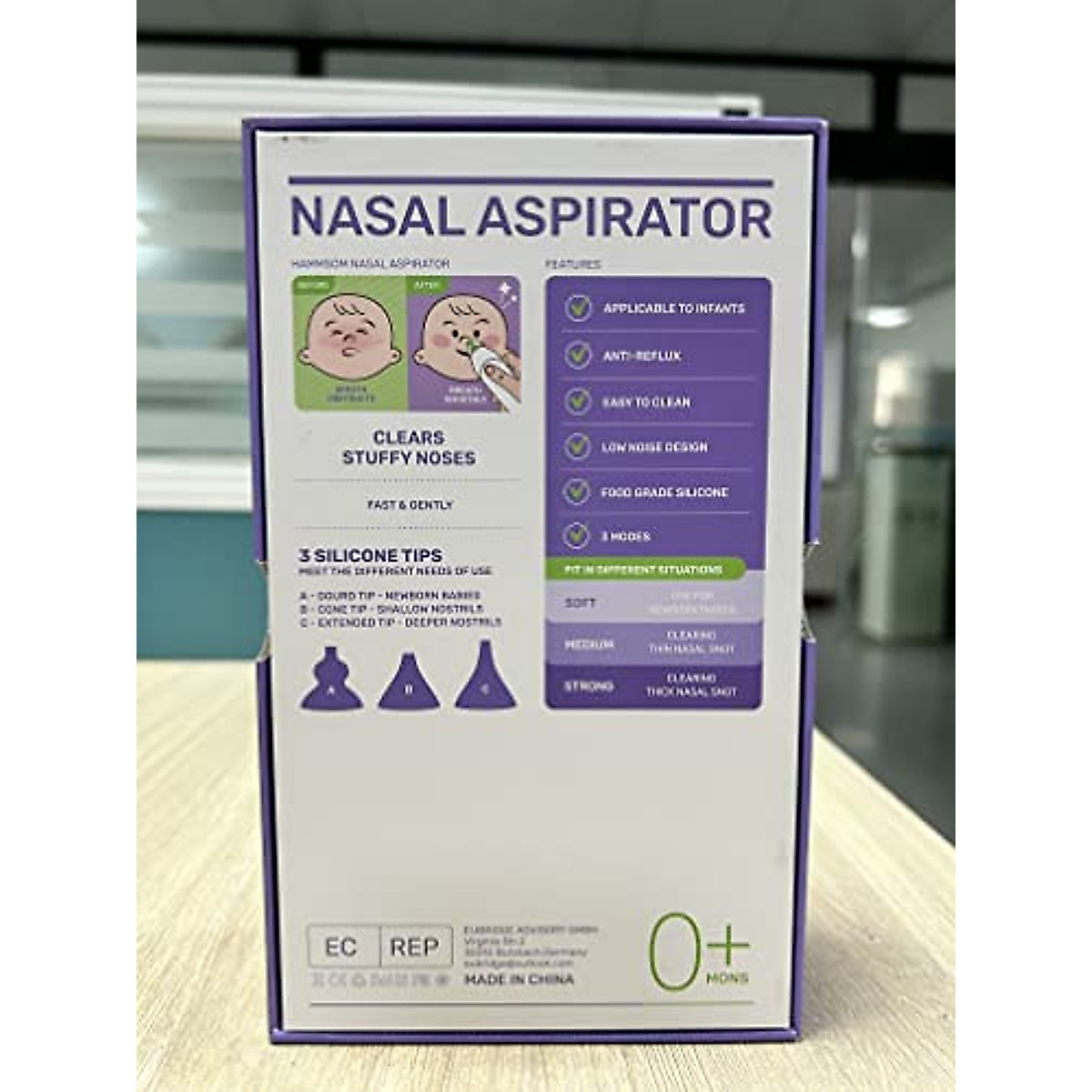 Electric Nasal Aspirator for Baby, 3 Different Nose Suction Nozzles, 3 Modes Nose Sucker for Baby, Deeply Nose Cleaner The Booger/Mucus/Snot, Babies Toddlers Newborn Essentials