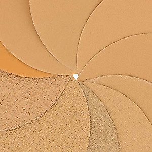 Dura-Gold - Premium - Variety Pack (40,60,80,120,220,320,400,600,800,1000) - 3" Gold Hook & Loop Sanding Discs for DA Sanders - Box of 50 Sandpaper Finishing Discs for Automotive and Woodworking