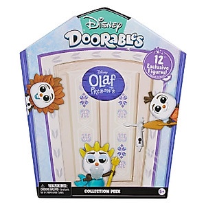 Disney Doorables Olaf Presents Collection Peek, Collectible Blind Bag Figures, Kids Toys for Ages 5 Up, Amazon Exclusive by Just Play