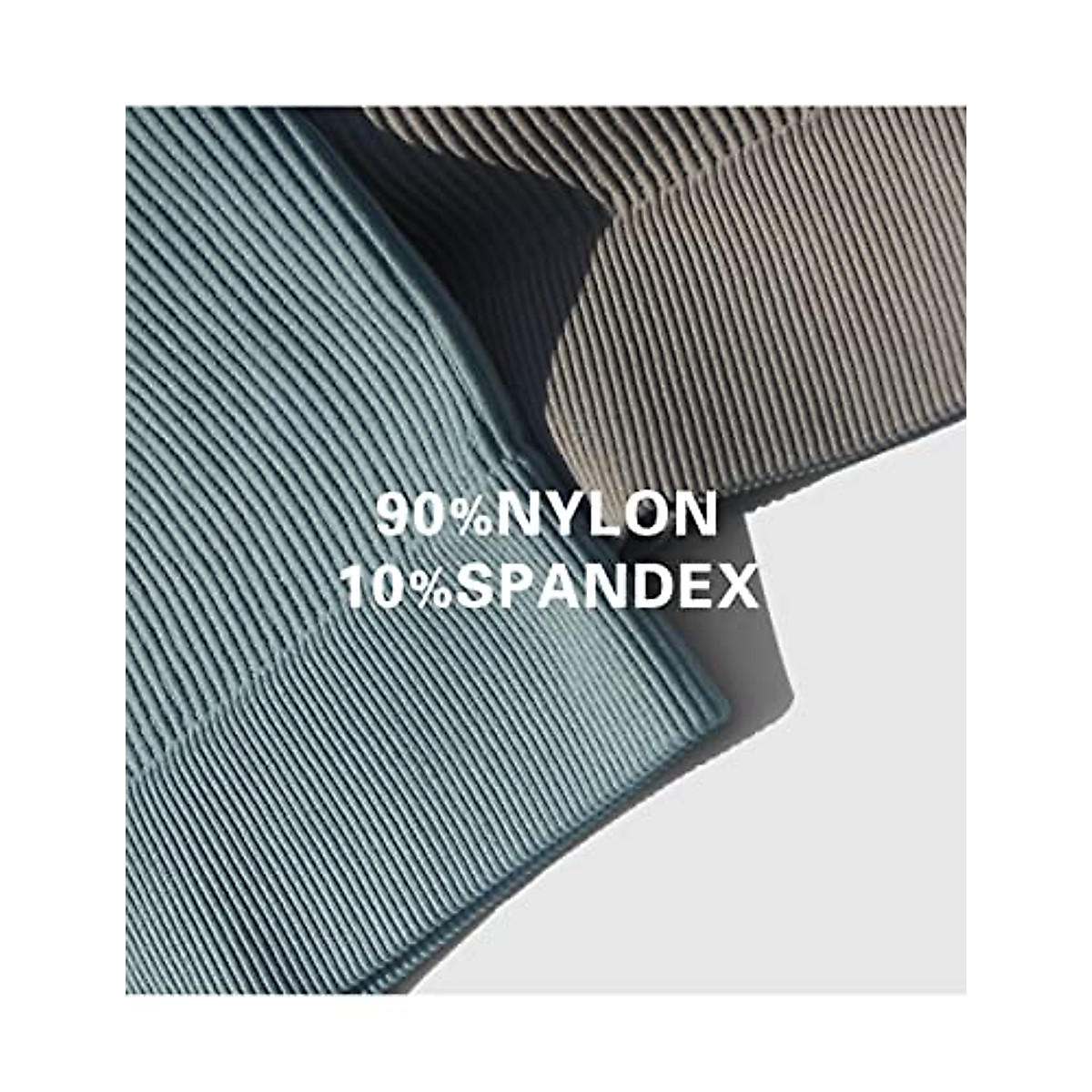 Buttergene Women Workout Sets 2 Pieces Long Sleeve Yoga Outfits Gym Clothes Seamless Ribbed Crop Top High Waist Leggings