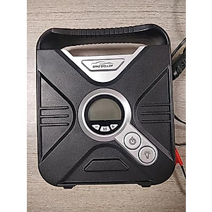 WindGallop Digital Car Tire Inflator Portable Air Compressor for Car Tires 12v Car Air Pump Tire Pump with Pressure Gauge LED Light Valve Adaptors for Bike Automobiles Basketball Pool Toys (1606y)