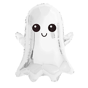 Tuftex Halloween Ghost Shape Balloons 24" Ghost (5 Pack)