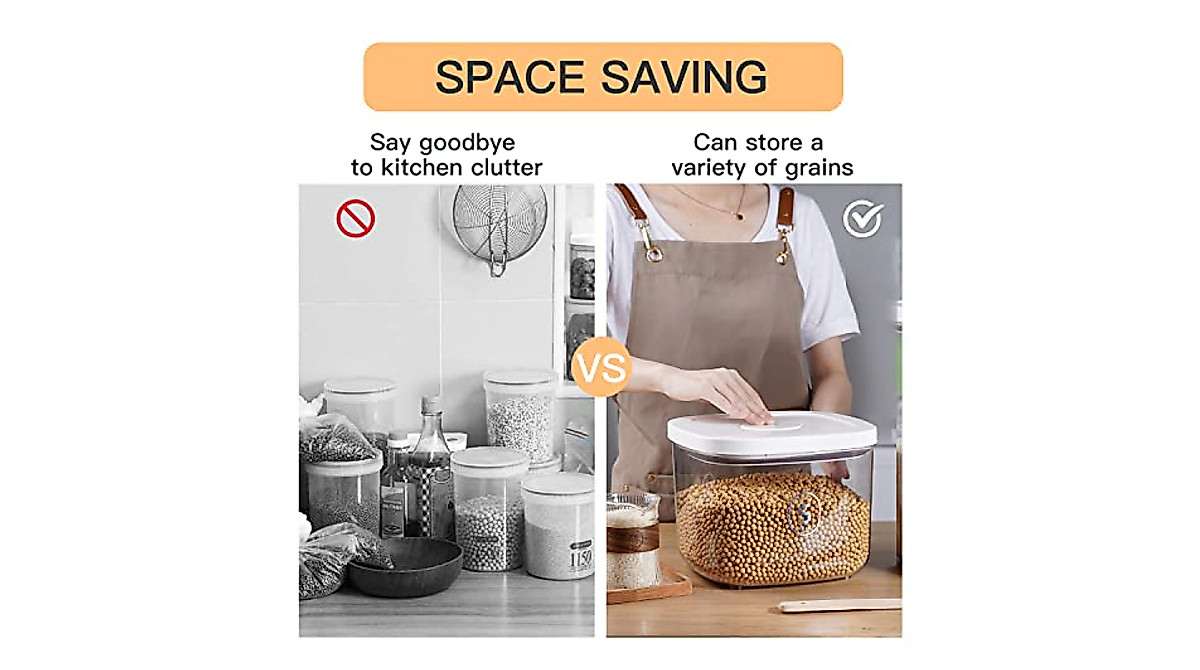 LivLab 10 Lbs Rice Dispenser: Organize Your Kitchen