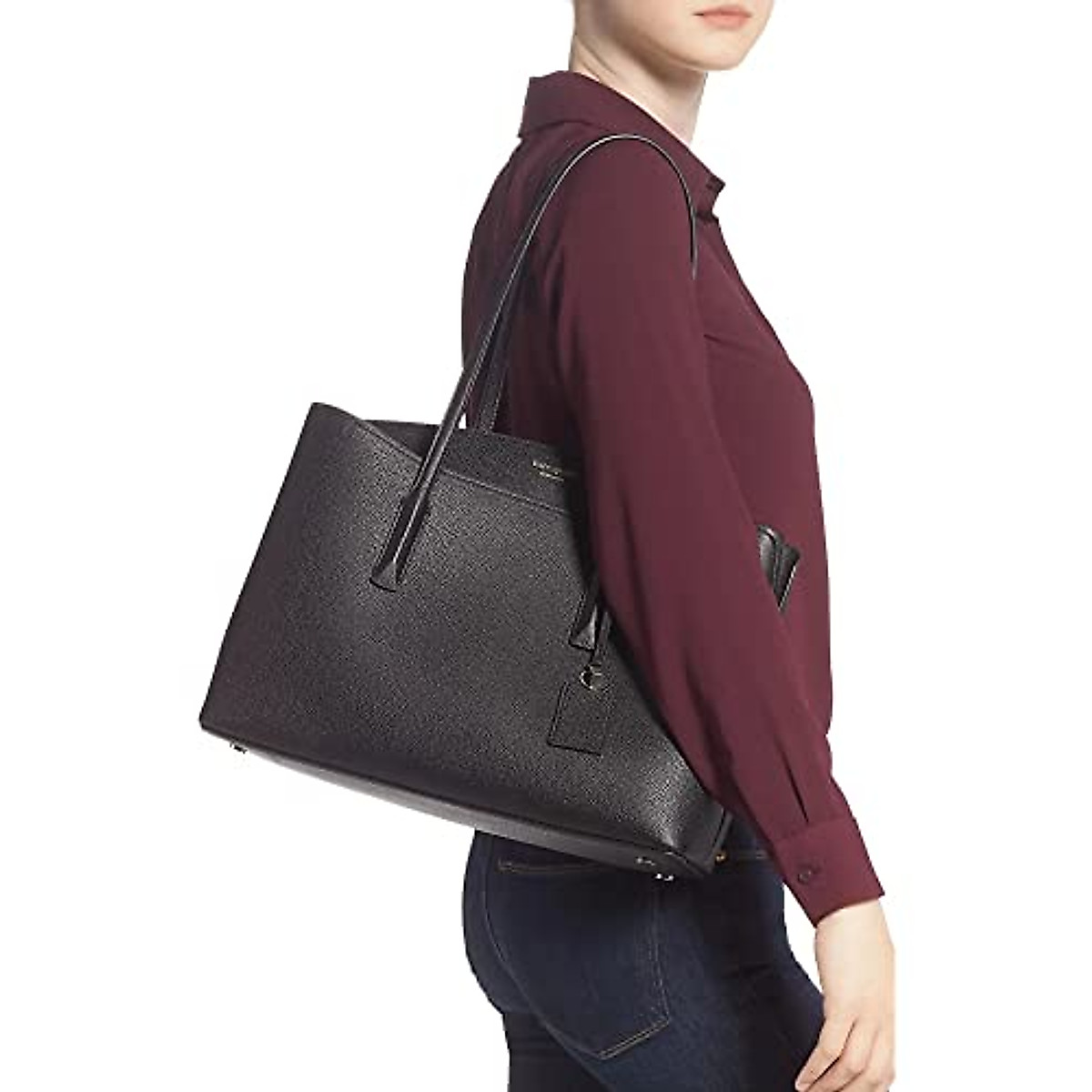 Kate Spade New York Margaux Large Work Tote Black One Size