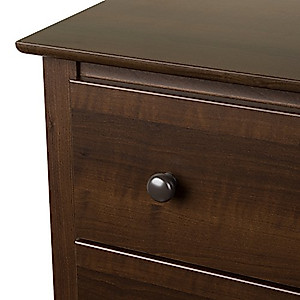 Prepac Fremont Nightstand, Tall 3-Drawer, Espresso