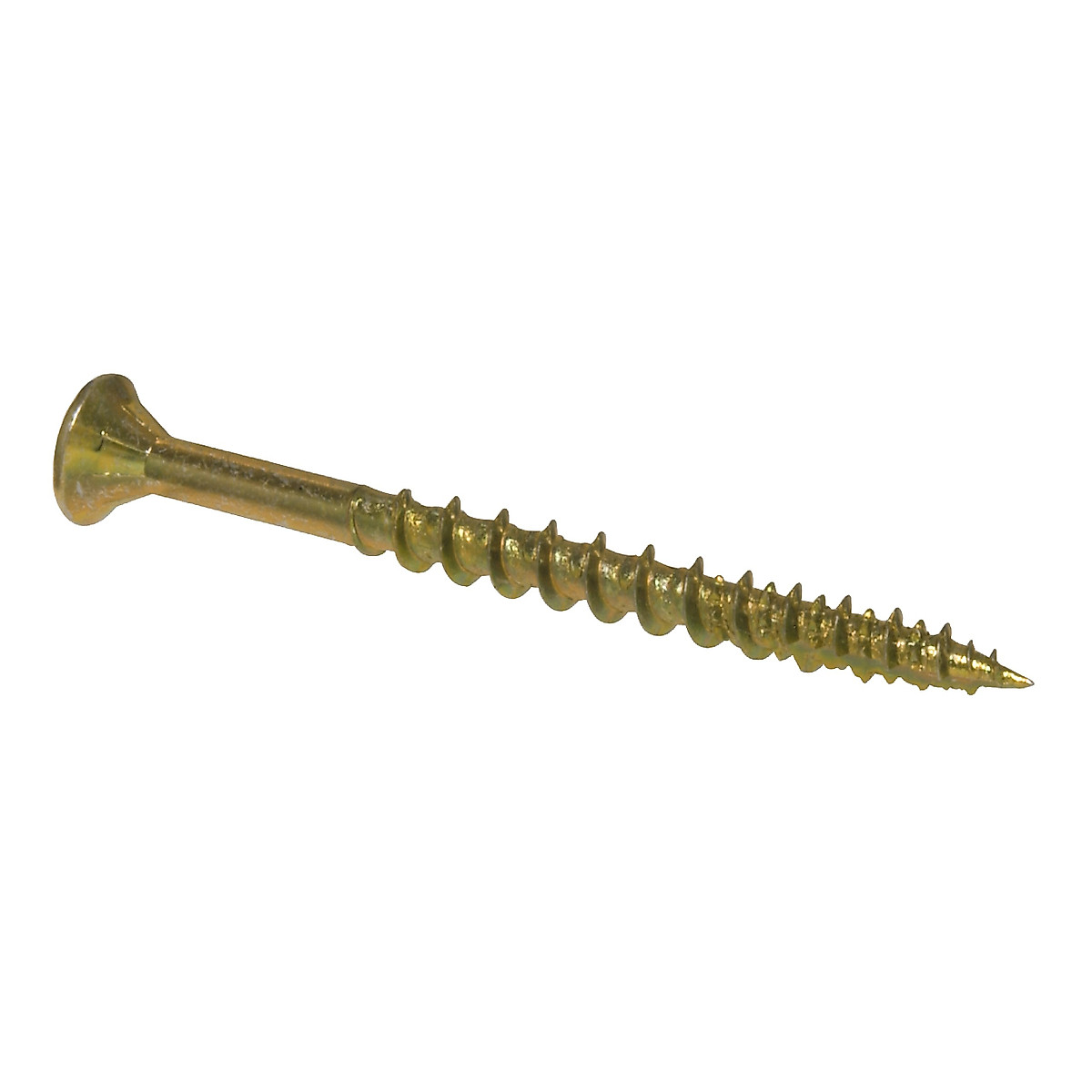 Hillman The Hillman Group 42180 Pro Crafter 8 by 2-1/2-Inch Wood Screw, 50-Piece, Yellow Zinc