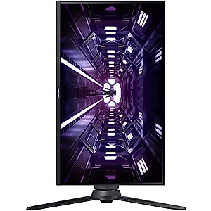 SAMSUNG Odyssey G3 Series 27-inch FHD 1080p Gaming Monitor, 144Hz, 1ms, Height Adjustable Stand, 3-Sided Border-Less, FreeSync Premium, with MTC HDMI Cable