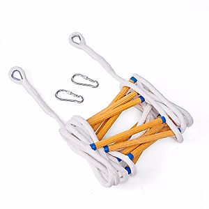 Fire Escape Ladder for Home 50ft Fire Emergency Ladders 6 Story 7 Story Safety Survival Ladders Rope Ladder Emergency Fire Must Haves House