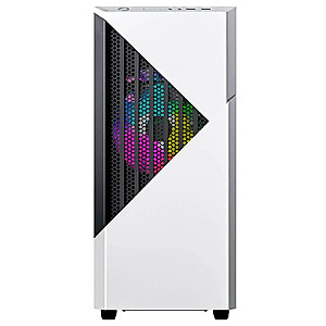 GAMEMAX Contac COC WB White / Black Steel / Tempered Glass ATX Mid Tower Computer Case