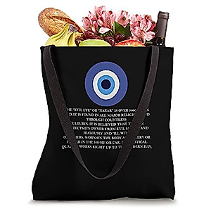 The Evil Eye Or Nazar Is Over 5000 Years Old Glass Art Tote Bag