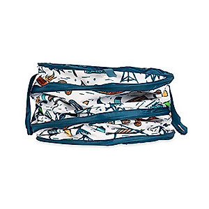 Camco 42997 Life is Better at The Campsite Pop-Up Container, 24-Inches x 18-Inches - Holds 30-Gallon Kitchen-Size Trash Bags - Features a Campsite Design