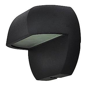 LEDwholesalers Low Voltage Outdoor Landscape Cast Aluminum LED Deck Light 12V AC/DC 2W (6-Pack), 3754WWx6