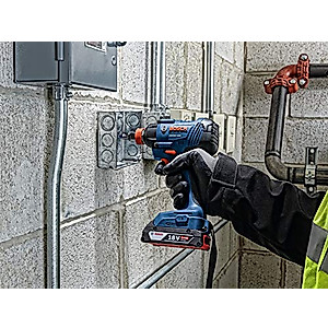 BOSCH GDX18V-1600B12 18V 1/4 In. and 1/2 In. Two-In-One Bit/Socket Impact Driver Kit