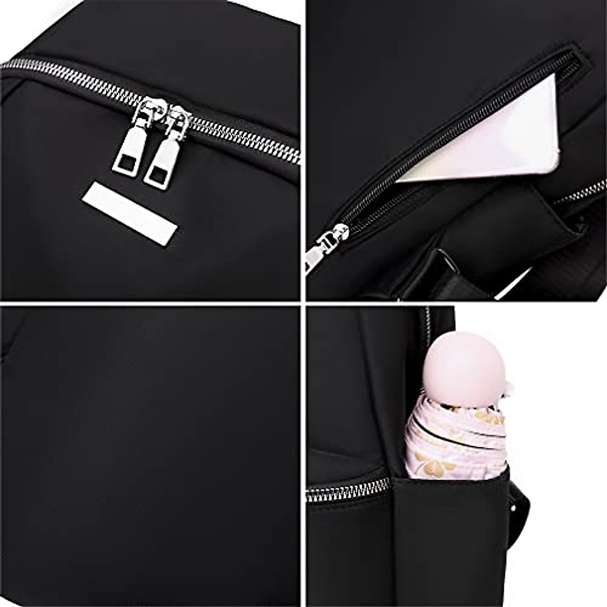 Oxford Casual Backpack Daypack for Women Ladies Girl Outdoor Travel School Shopping Convertible Rucksack Handbag Shoulder Pack Pouch Top-Handle Tote Purse