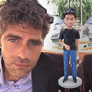 Custom Bobblehead,Personalized Custom Full,Custom Personalized Unique Handmade Bobbleheads Figurine,Action Figure Based on Your Photo (5.9"(15cm))