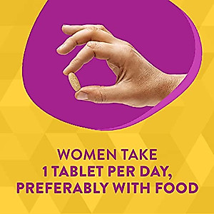 Nature's Way Alive! Women's 50+ Ultra Potency Complete Multivitamin, High Potency Formula, Supports Whole Body Wellness & Healthy Aging*, 60 Tablets