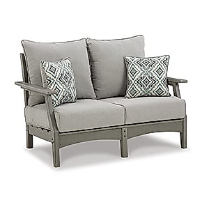 Signature Design by Ashley Visola Loveseat, Gray