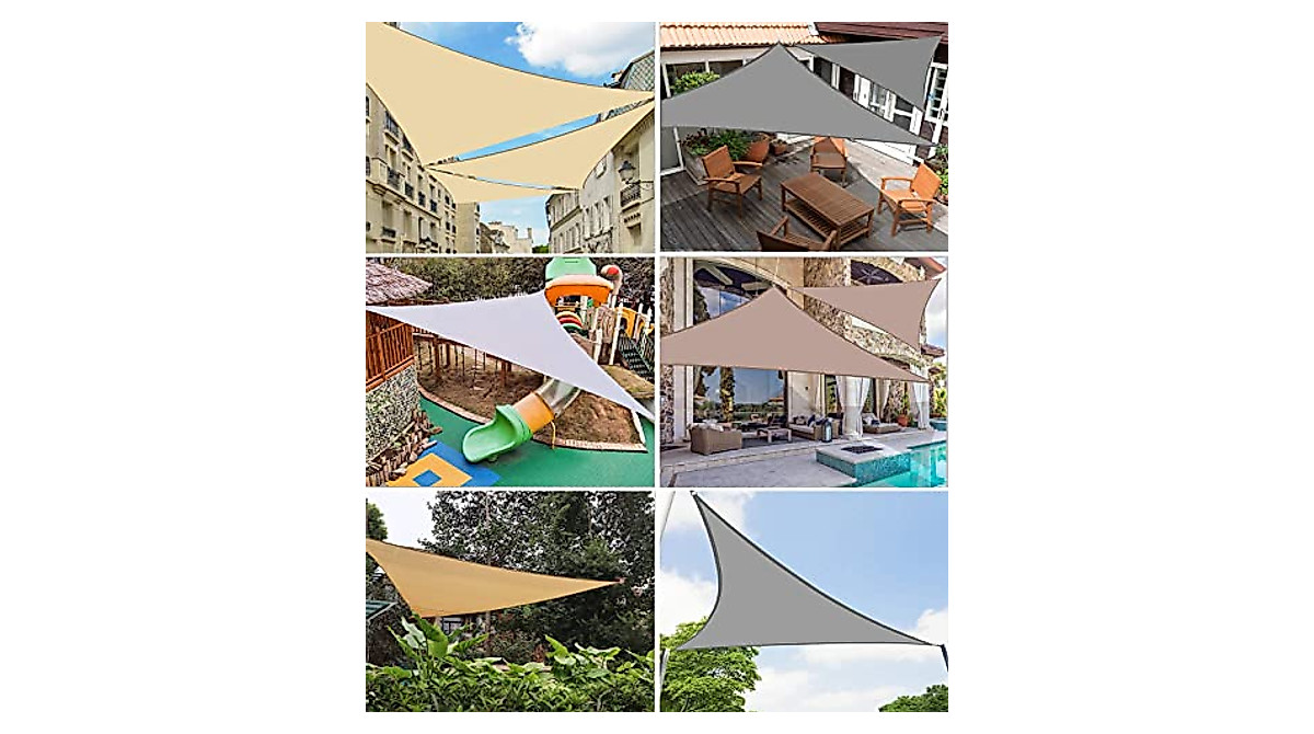 Premium Waterproof Triangle Shade Sail for Outdoor Spaces