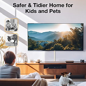 Cord Cover Wall, 157in Delamu Cord Hider Wall Mounted TV, Wire Covers for Cords Cable Management, Cable Raceway Cable Hider Concealer, Cable Cover Wire Hider to Hide Cords, 10XL15.7W0.95H0.55in Beige